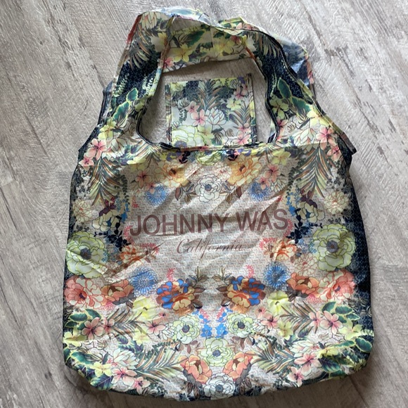 Johnny Was | Bags | Johnny Was Reusable Foldable Tote | Poshmark